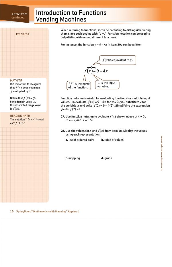 Springboard Mathematics | QBSLearning